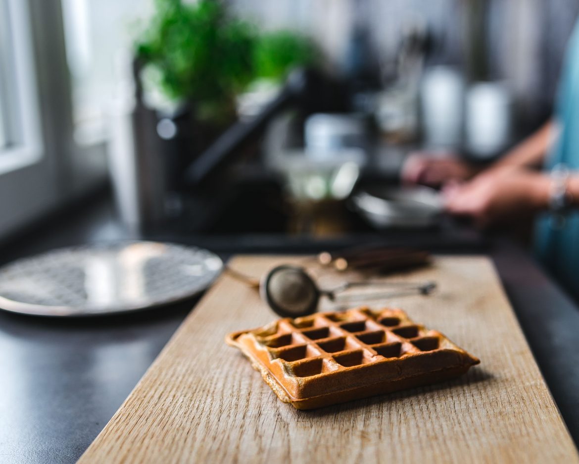 Chocolate Crunch Raspberry Waffles I Delicious Waffles Recipe